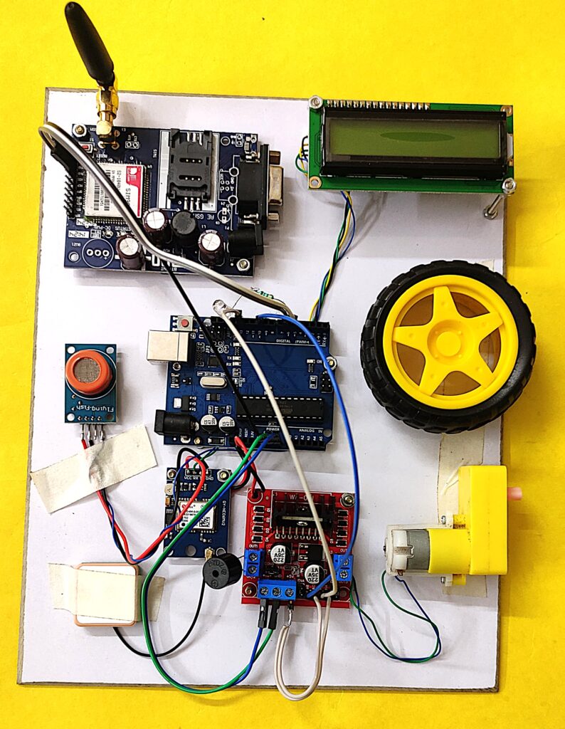 Alcohol Detection and Vehicle Control System with GPS Tracking and Motor Lock for Drunk Driving ...